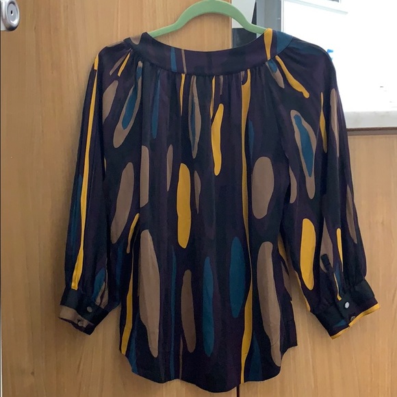 Diane Von Furstenberg | Tops | Dvf Silk Shirt | Poshmark